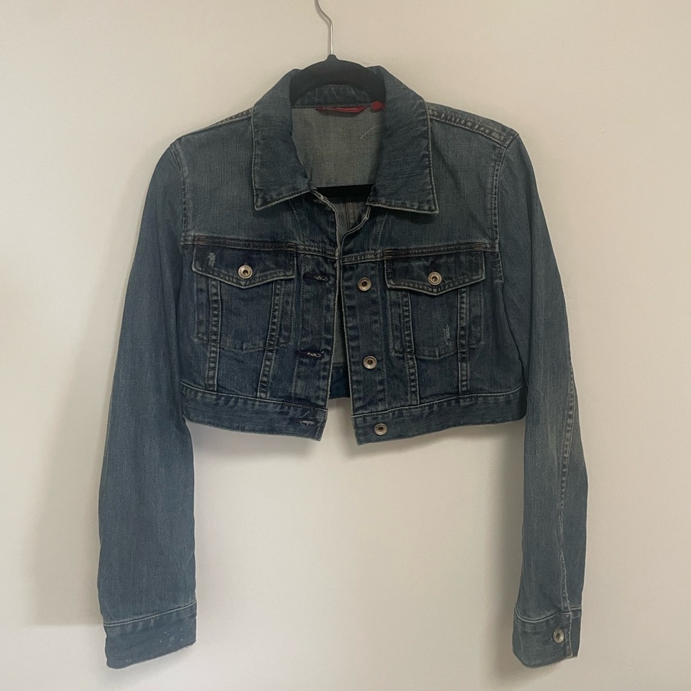 Bolero Type Short Jean Jacket - Gem